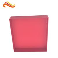 China Red PP Paper Printed Divided Packaging Boxes Lid and Base Expensive Gift Boxes for sale