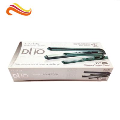 China Offset Printing White Crimping Iron Electronics Packaging Box , Foil In Silver Coated Paper Packaging for sale