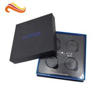 China Elegant Black Gift Packaging Boxes with top and base / blister tray for sale
