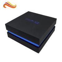 China Elegant Black Gift Packaging Boxes with top and base / blister tray for sale