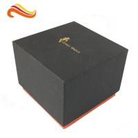 China LID AND BASE gift box for smart watch small device , matt black cube boxes for sale