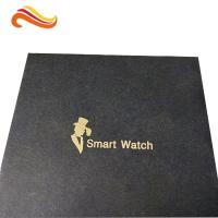 China LID AND BASE gift box for smart watch small device , matt black cube boxes for sale
