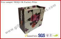 China Cotton Handles Custom Paper Gift Bags , Offset Printing Paper Hand Bags for sale