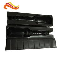 China Recyclable Electronic Component Packages Black PET/PVC/PS Large Plastic Tray for sale