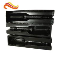 China Recyclable Electronic Component Packages Black PET/PVC/PS Large Plastic Tray for sale