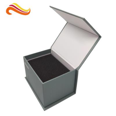 China Handmade magnet gift packing box different size CMYK printing with black foam inside for sale