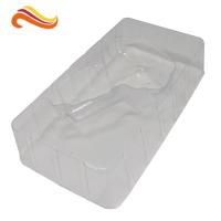 China customized card board packaging box with clear PVC window paper hanger and blister tray inside for sale