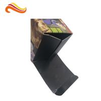 China Silver Foil Logo Cardboard Wine Bottle Gift Box Packaging CMYK Printing With Ribbon for sale