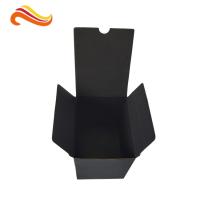 China Black Color Cosmetic Packaging Box Single Wall Custom Printed Corrugated Material for sale