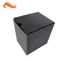 China Black Color Cosmetic Packaging Box Single Wall Custom Printed Corrugated Material for sale