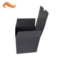 China Black Color Cosmetic Packaging Box Single Wall Custom Printed Corrugated Material for sale