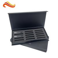 China Black Custom Paper Packaging Box , Custom Printed Gift Boxes For Perfume Bottle for sale