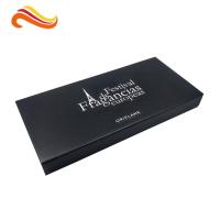 China Black Custom Paper Packaging Box , Custom Printed Gift Boxes For Perfume Bottle for sale