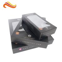 China Recyclable Custom Paper Packaging Box Phone Case Packing With Clear Window for sale