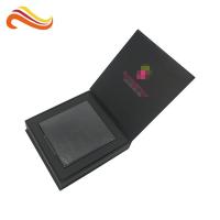 China Chocolate Packing Custom Paper Packing Box Black Color With Food Grade Tray Insert for sale