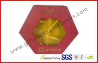 China Octangle Chocolate Packaging Boxes / Window Boxes Hot Stamping Boxes for sale