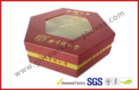 China Octangle Chocolate Packaging Boxes / Window Boxes Hot Stamping Boxes for sale