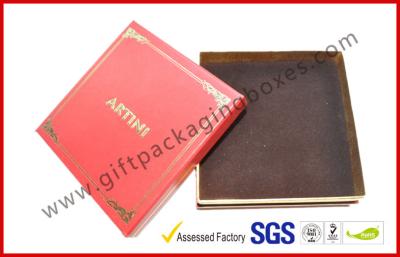 China Personalized Apparel Gift Boxes Embossed Paper With Golden Foil for sale
