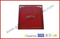 China Personalized Apparel Gift Boxes Embossed Paper With Golden Foil for sale