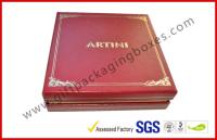 China Personalized Apparel Gift Boxes Embossed Paper With Golden Foil for sale
