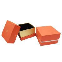 China Gold Foil Stamping Logo Custom Paper Packaging Box 12x12x5cm Size With Foam Inside for sale