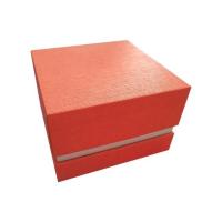 China Gold Foil Stamping Logo Custom Paper Packaging Box 12x12x5cm Size With Foam Inside for sale