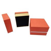 China Gold Foil Stamping Logo Custom Paper Packaging Box 12x12x5cm Size With Foam Inside for sale