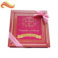 China Custom Retail Luxury Chocolate Packaging Boxes Logo Printed Paper With Ribbon for sale