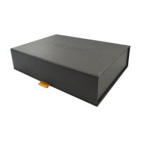 China Paper Material Magnetic Gift Boxes Hard Board Box Logo Embossed Foiled With Sponge for sale