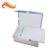 China Foldable rigid Paperboard Gift Boxes Pattern Finishing Custom Gift Boxes With Lids for sale