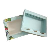 China Elegant Various Sizes Offset Printing Clear Plastic Tray Custom Cardboard Box for sale