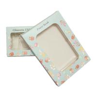 China Foldable Customized Card Board Packaging Box Clear PVC Window Paper With Blister Inside for sale