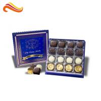 China Custom Retail Luxury Chocolate Packaging Boxes Logo Printed Paper With Ribbon for sale