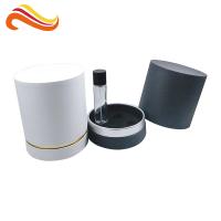 China Customized Gold Stamping Logo  Cardboard Round Tube Cylinder Gift Box Packaging for sale