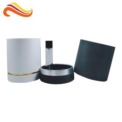 China Customized Gold Stamping Logo  Cardboard Round Tube Cylinder Gift Box Packaging for sale