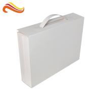 China White Color Folded Leaflet Printing Cardboard Box Paper Material Elegant Design for sale