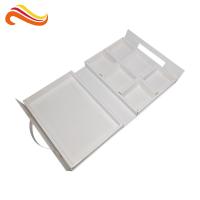 China White Color Folded Leaflet Printing Cardboard Box Paper Material Elegant Design for sale