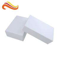 China Luxury Magnetic White Color Gift Packaging Boxes With Hot Stamping Pattern for sale