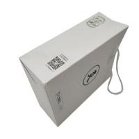 China White Color Recycled Paper Gift Bags Offset Printing Various Sizes With Handles for sale