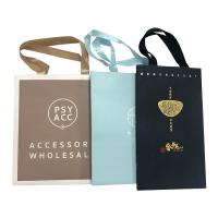 China Elegant Personalized Paper Gift Bags , Colored Paper Gift Bags With Handles for sale