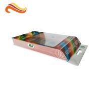 China Charger Cable 0.50mm PET Plastic Clamshell Box CMYK for sale