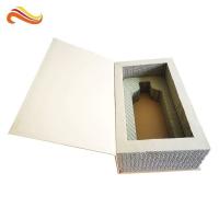 China Custom Book Shape Packaging Kraft E Flute Corrugated Paper Boxes For Wine for sale
