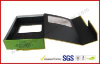 China Transparent Window Electronics Gift Packaging , Printed Paper Standard Magnetic Box for sale