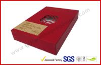 China Square Business Gift Packaging Boxes Drawer Style with EVA Foam Packing for sale