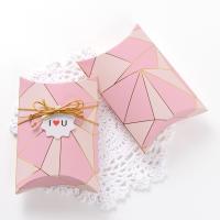 China Custom Printed 350g Cardboard Pillow Box Packaging for sale