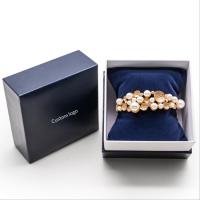 China Luxury Paper Jewelry Box Set Leatherette Paper Gift Jewelry Box for sale