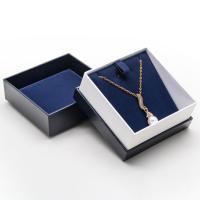 China Luxury Paper Jewelry Box Set Leatherette Paper Gift Jewelry Box for sale