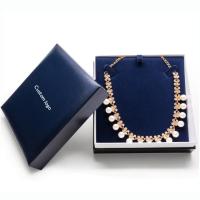 China Luxury Paper Jewelry Box Set Leatherette Paper Gift Jewelry Box for sale