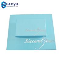 China Bespok Bluish Cardboard Packaging Box for Promotional Gifts for sale