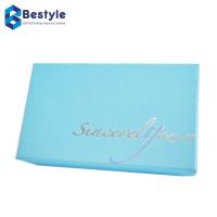 China Bespok Bluish Cardboard Packaging Box for Promotional Gifts for sale